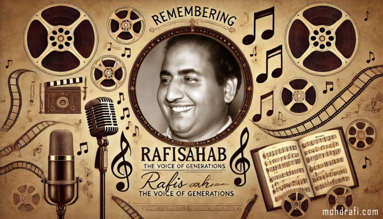 Mohammed Rafi - Rafians tribute to a true Maestro